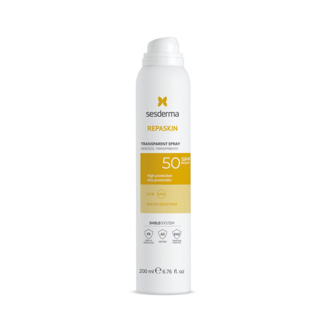 Protector Solar Repaskin Aerosol Corporal SPF50 - Sesderma Colombia
